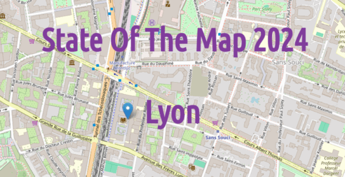 State Of The Map France 2024, du 28 au 30 juin à Lyon | Afigéo
